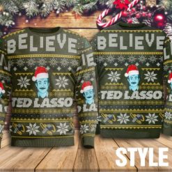 Believe Ted Lasso All Over Print Sweater - Teeruto