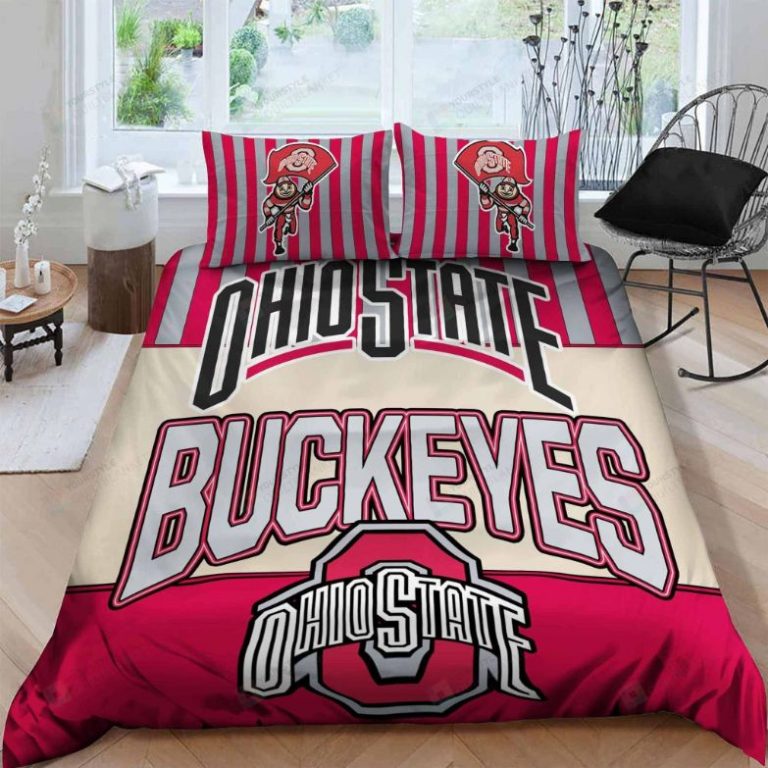 Ohio State Buckeyes Sleepy Bedding Set - Teeruto