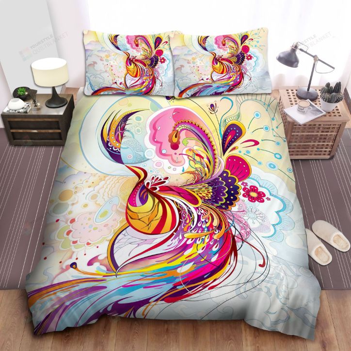 Peacock Light Art Bedding Set - Teeruto