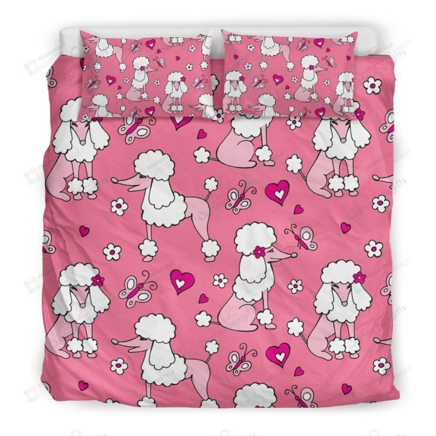 Pinky Poodle Bedding Set - Teeruto
