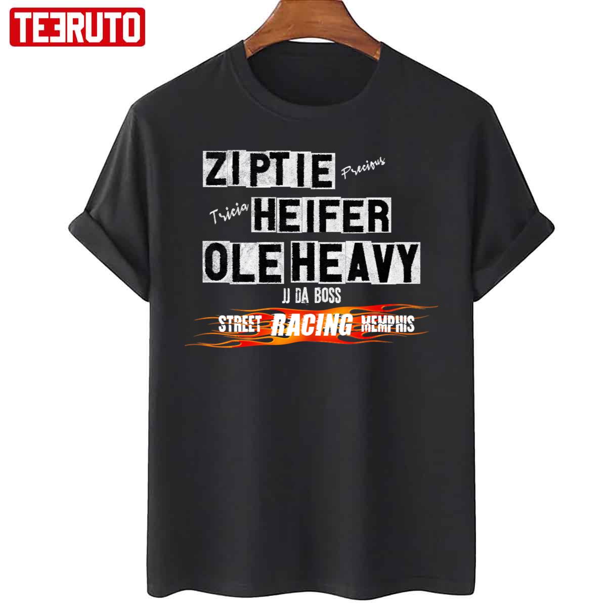 Ole Heavy Heifer And Ziptie Take On The Streets Unisex T-Shirt - Teeruto