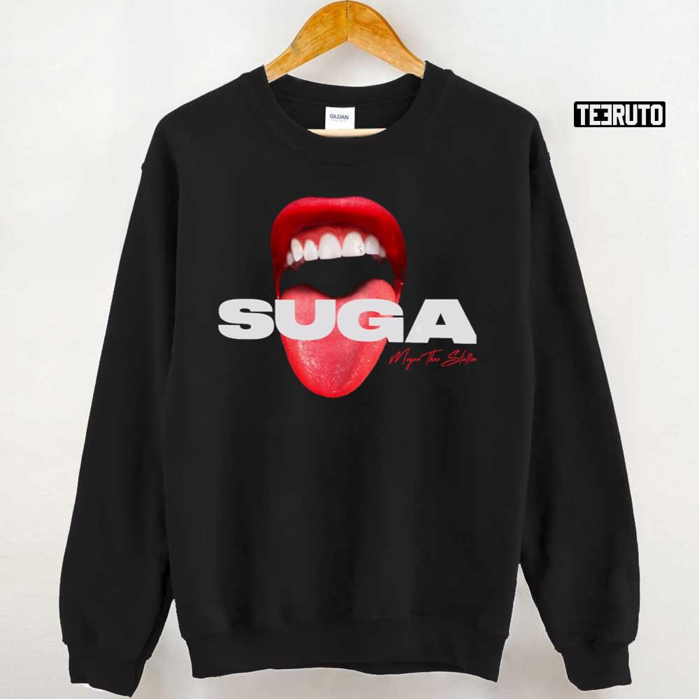 Suga Megan Thee Stallion Rapper Lips Unisex T-Shirt - Teeruto