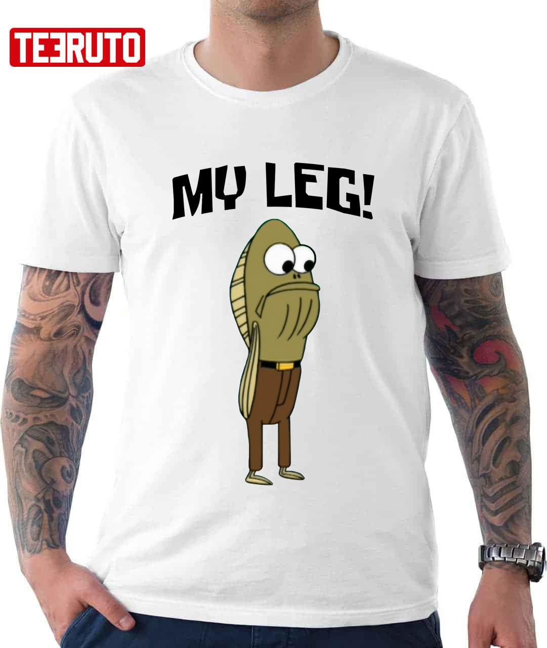 Fred The Fish My Leg! Unisex T-Shirt - Teeruto