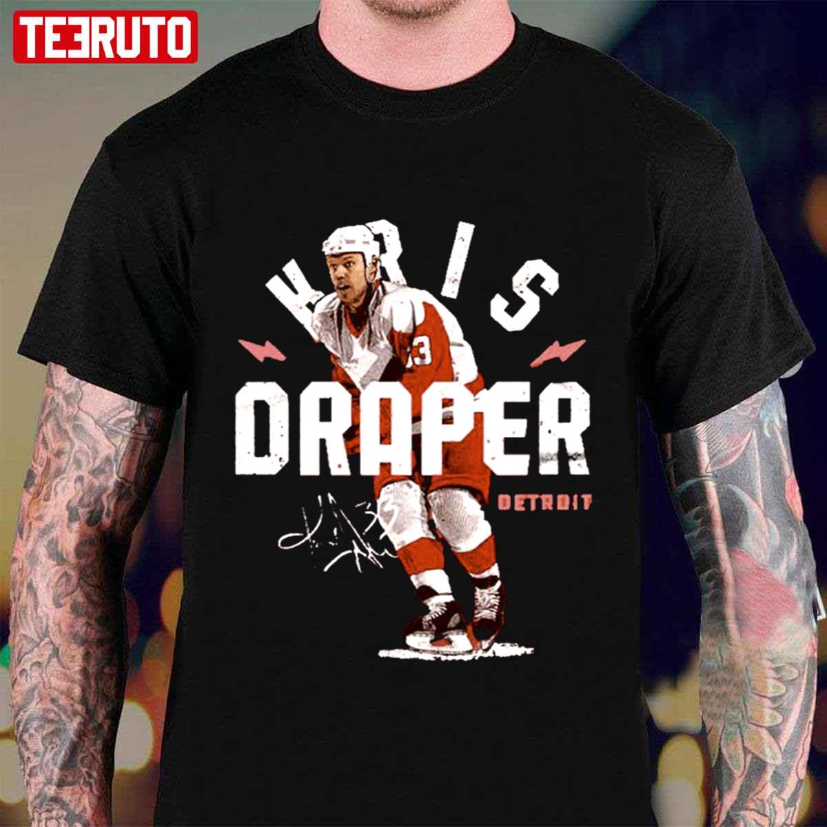 Kris Draper Detroit Arc Hockey Signatures Unisex T-Shirt - Teeruto