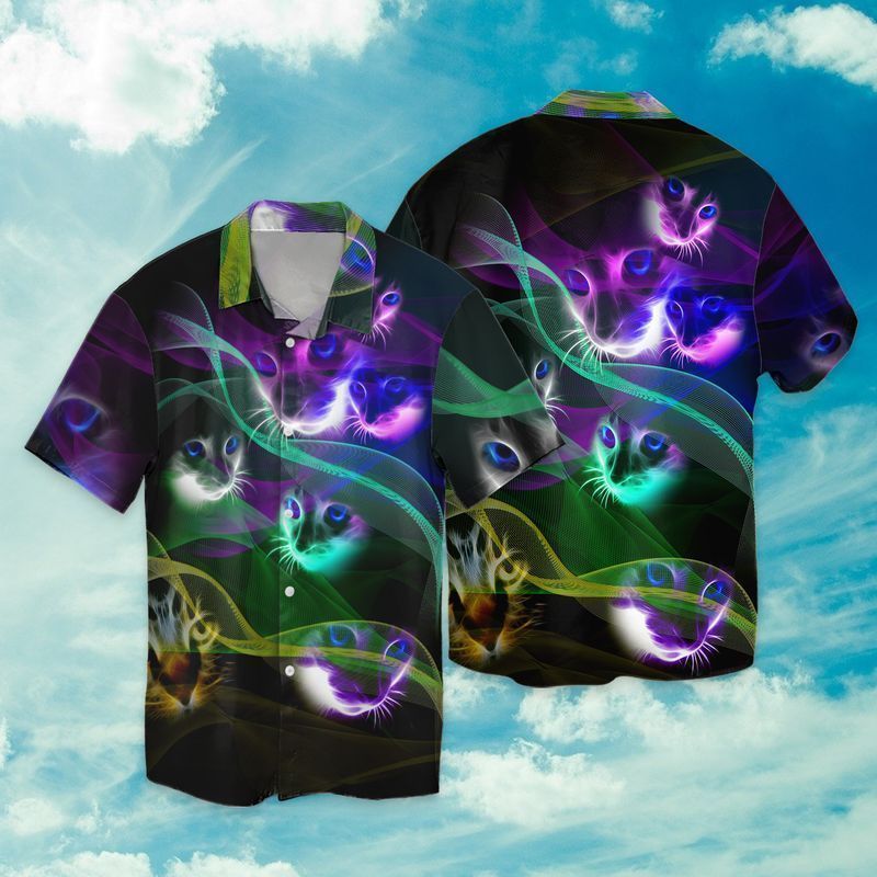 Magic Cat Hawaiian Shirt - Teeruto