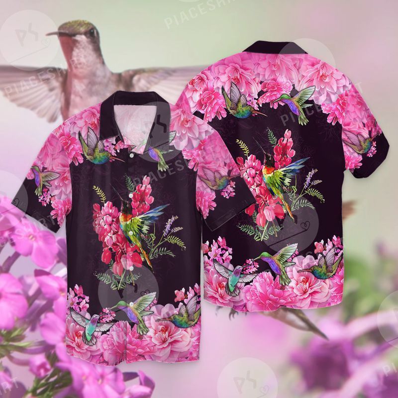 Memorial Day Hummingbird Hawaiian Shirt - Teeruto