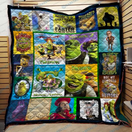Shrek Collage Quilt H1410 - Teeruto