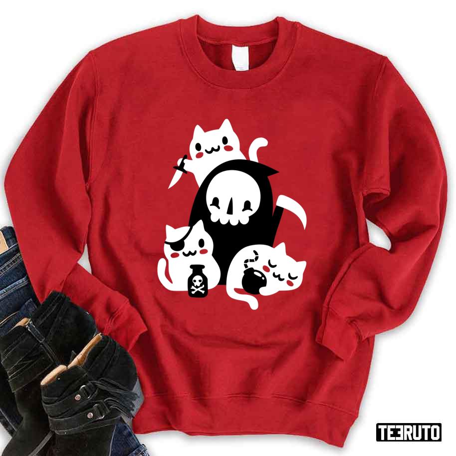 Deaths And Little Helpers Pirate Kitty Unisex Sweatshirt - Teeruto