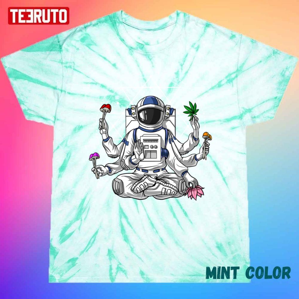 Psychonaut Psychedelic Astronaut Unisex Tie Dye Tee - Teeruto