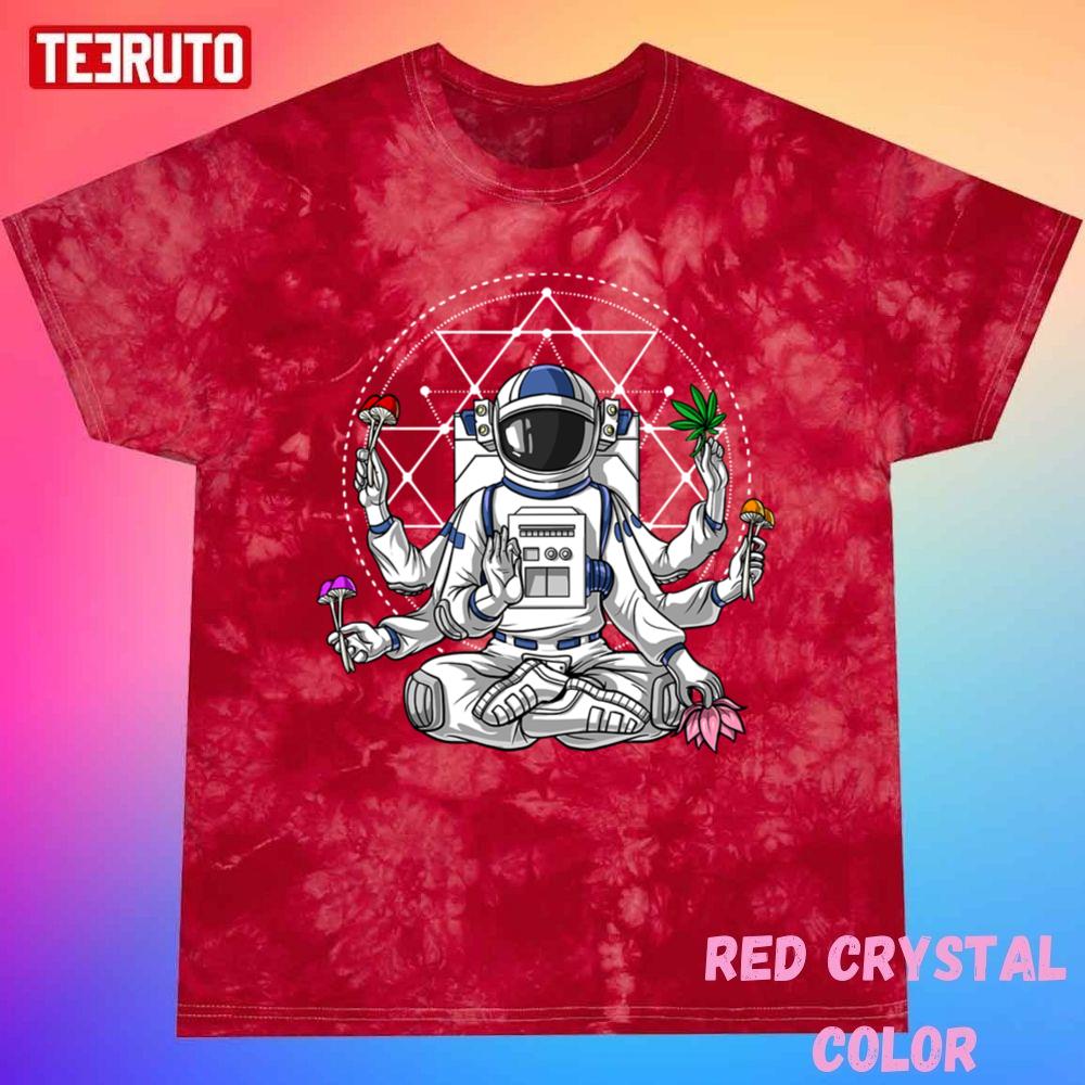 Psychonaut Psychedelic Astronaut Unisex Tie Dye Tee - Teeruto