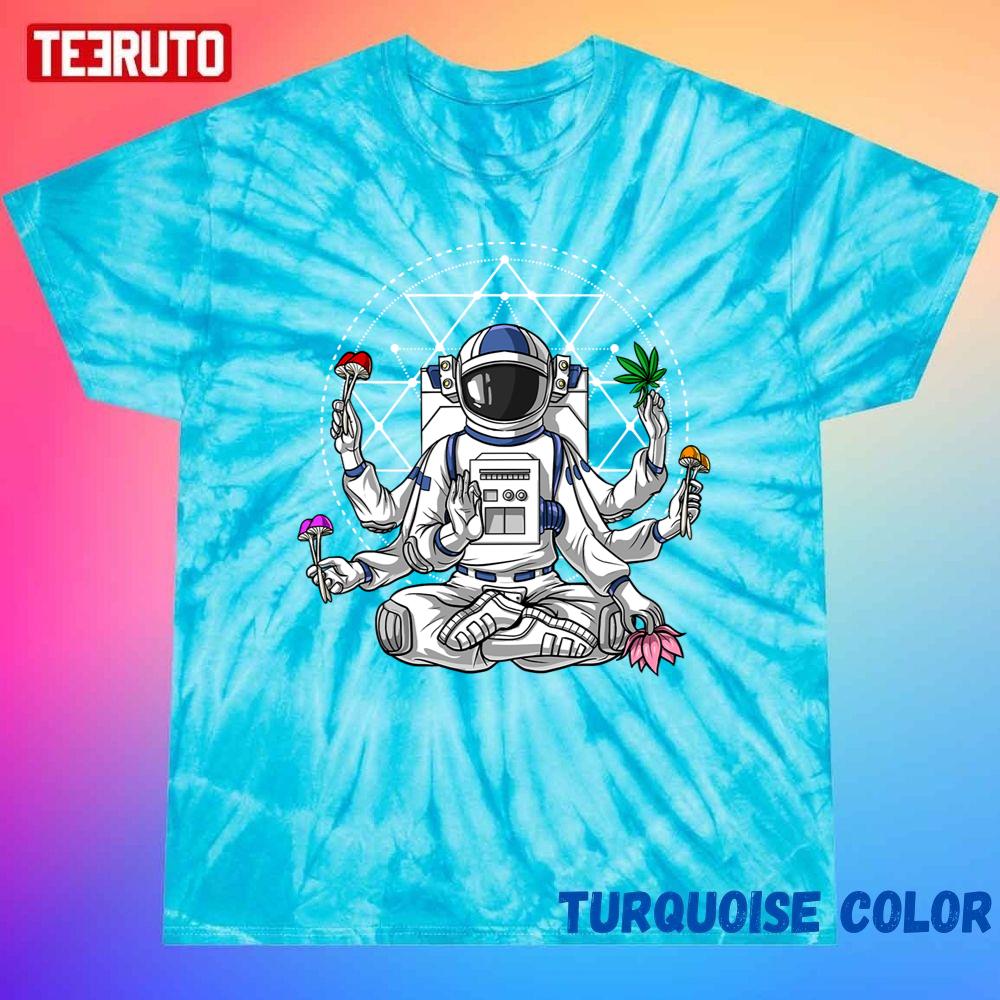 Psychonaut Psychedelic Astronaut Unisex Tie Dye Tee - Teeruto