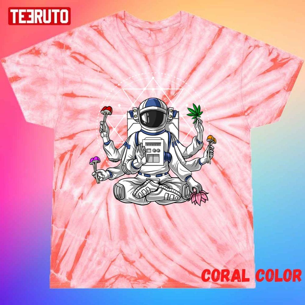 Psychonaut Psychedelic Astronaut Unisex Tie Dye Tee - Teeruto