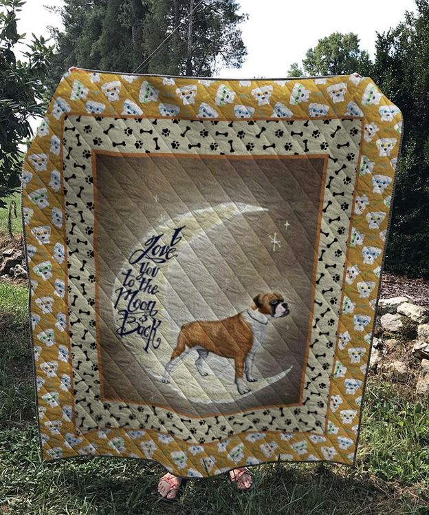 Boxer Dog 1103 7 Quilt Blanket - Teeruto