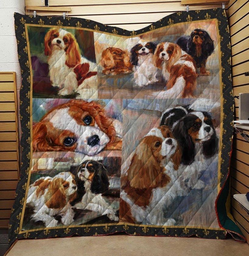 Cavalier King Charles Spaniel Dog Blanket 2 - Teeruto