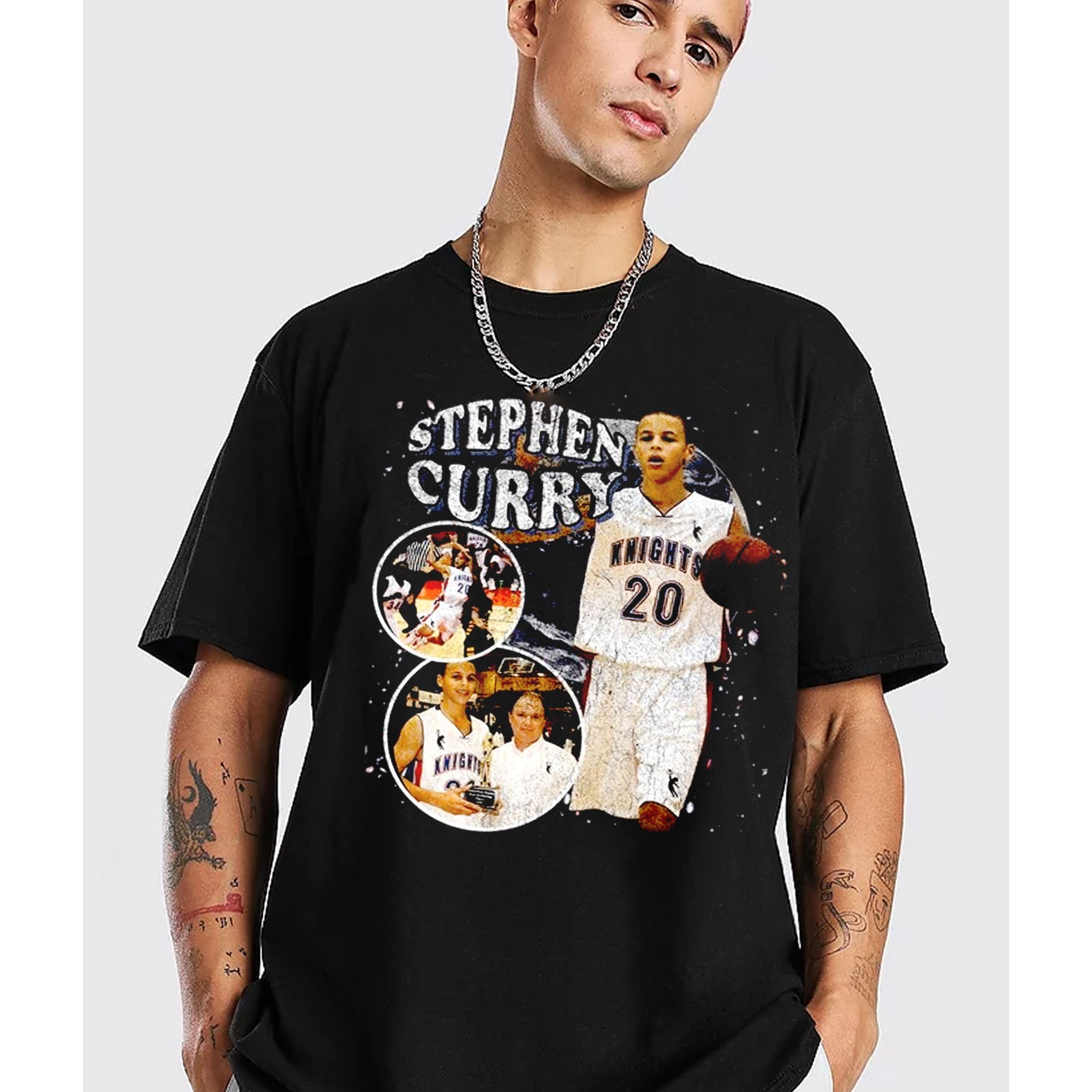 Curry Throwback Vintage Stephen Curry Unisex T-Shirt - Teeruto