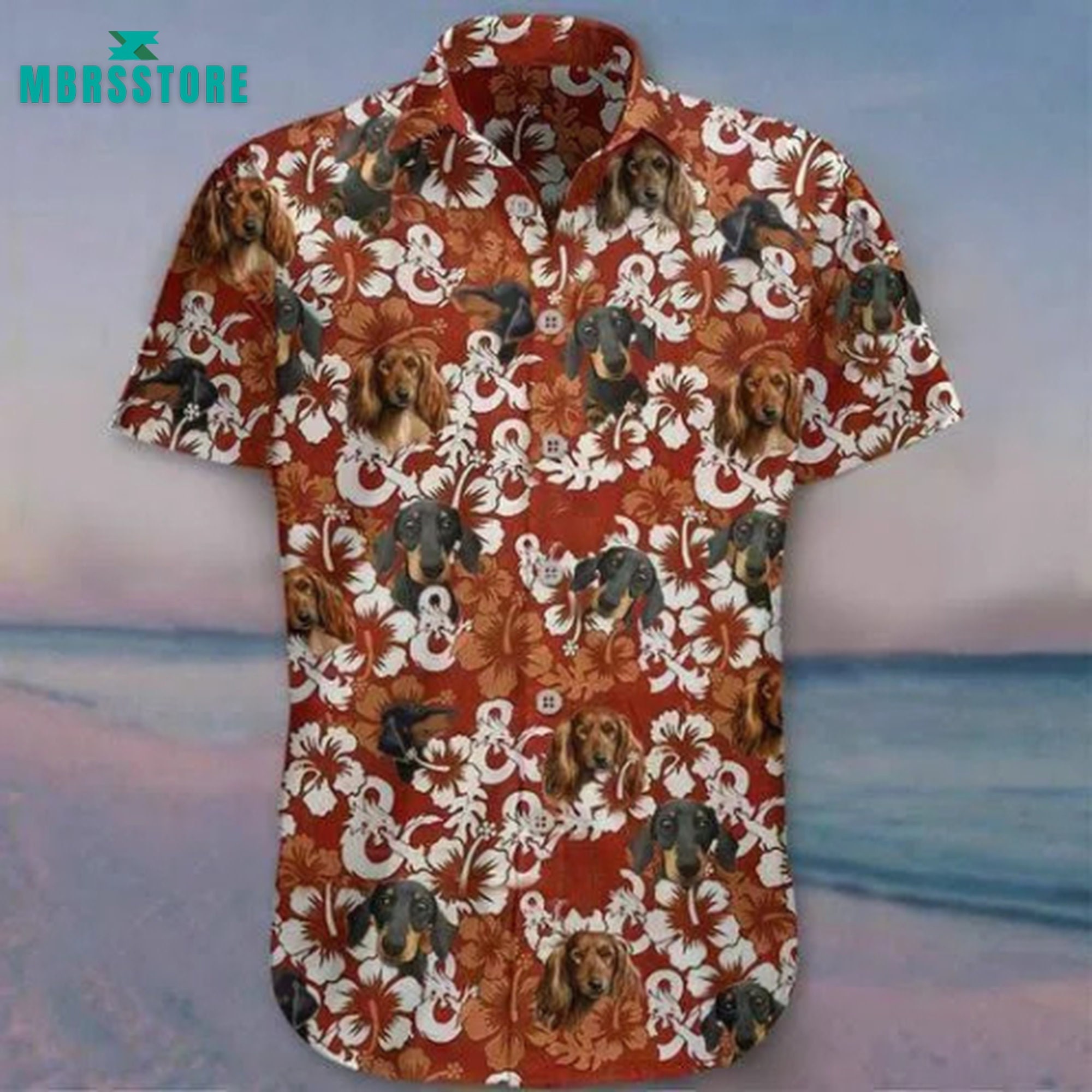 Dachshund Red Dungeons & Dragons Summer Beach Hawaiian Shirt - Teeruto