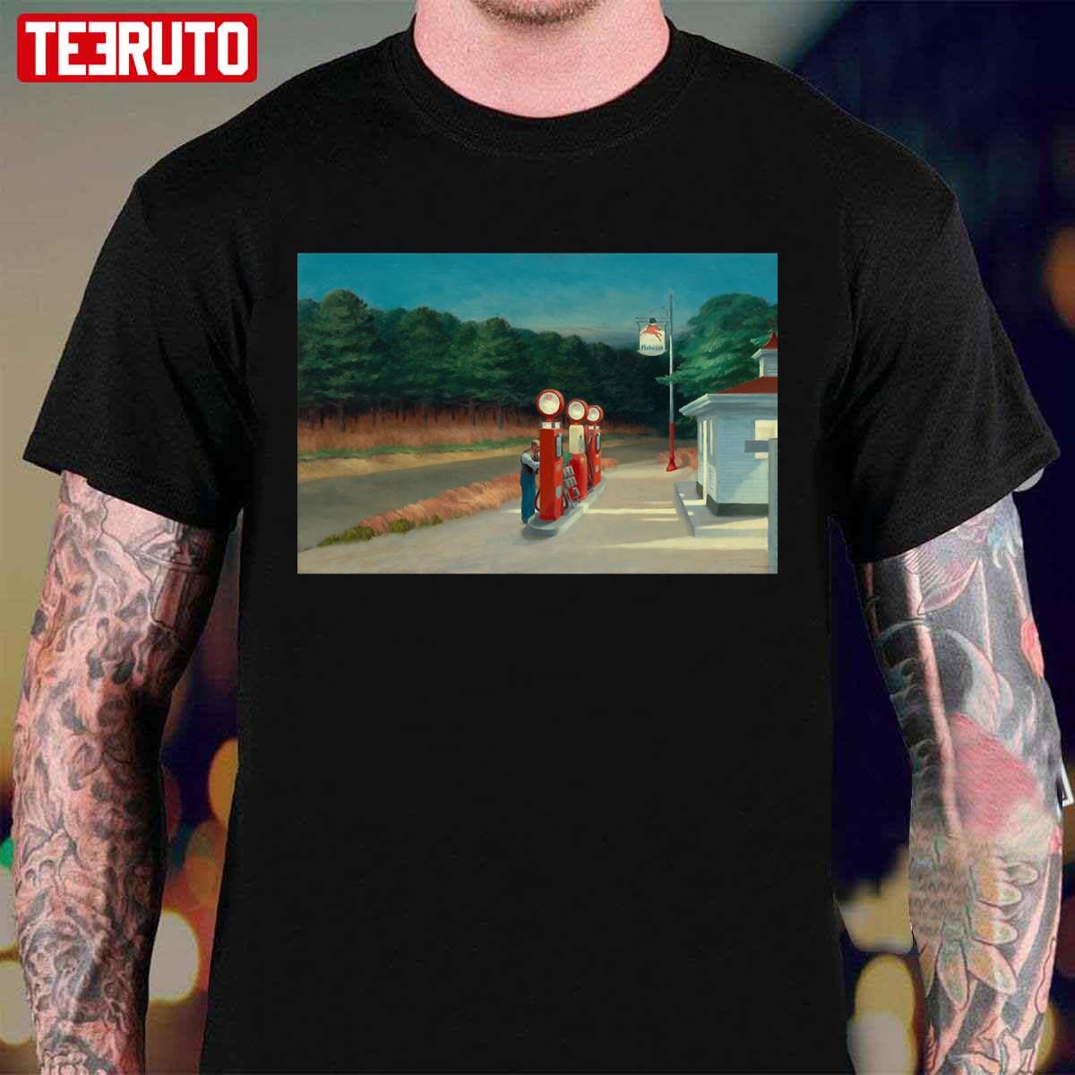 Edward Hopper Art Unisex T-Shirt - Teeruto