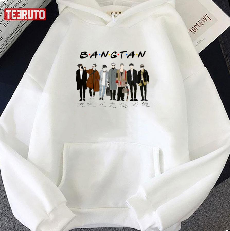 Friends Bangtan Band BTS Signed Unisex T-Shirt - Teeruto