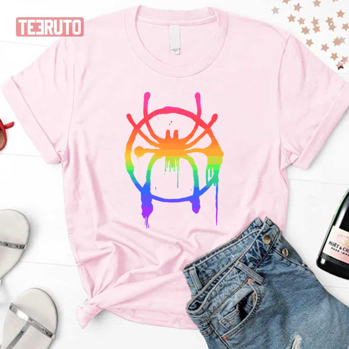 Into The Spiderverse Gay Flag Unisex Sweatshirt - Teeruto