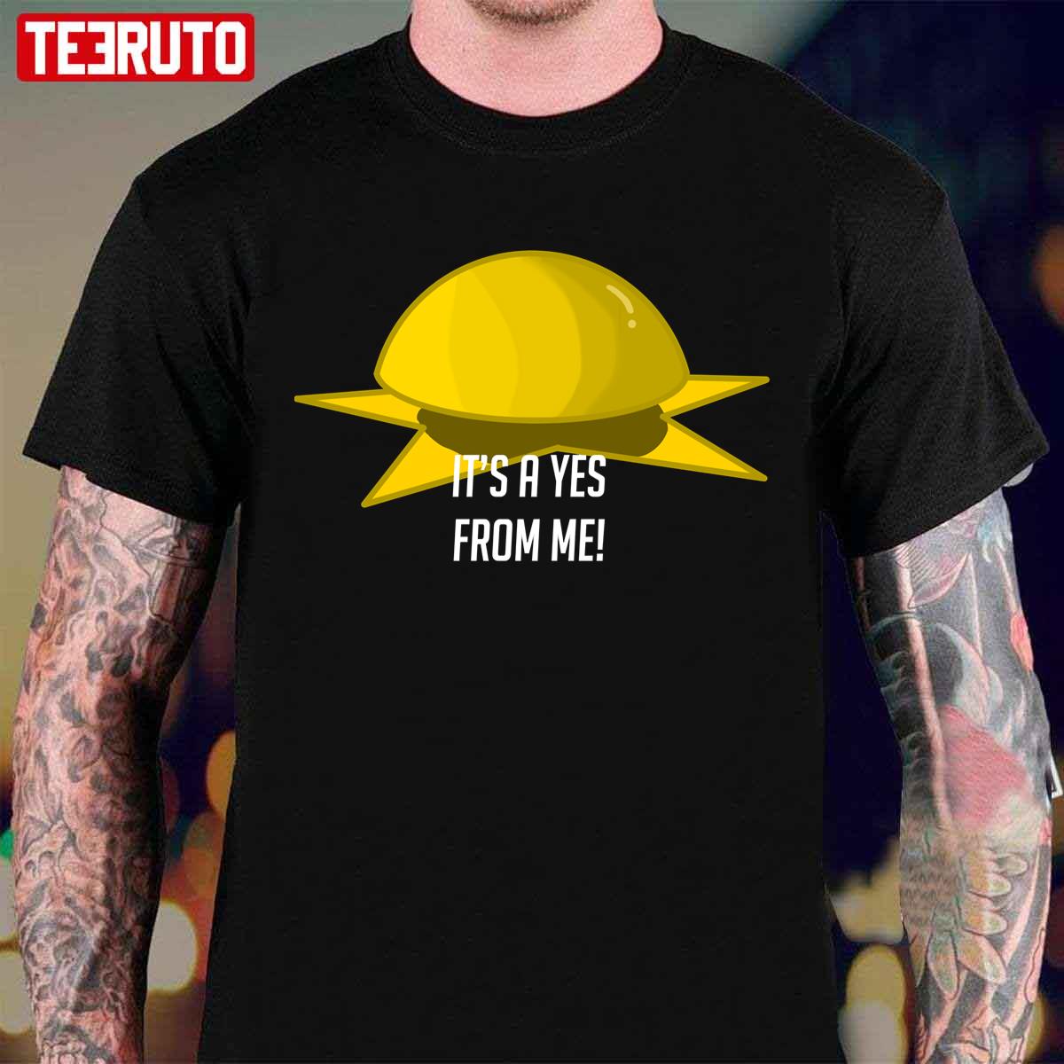 Its A Yes From Me AGT Unisex T-Shirt - Teeruto