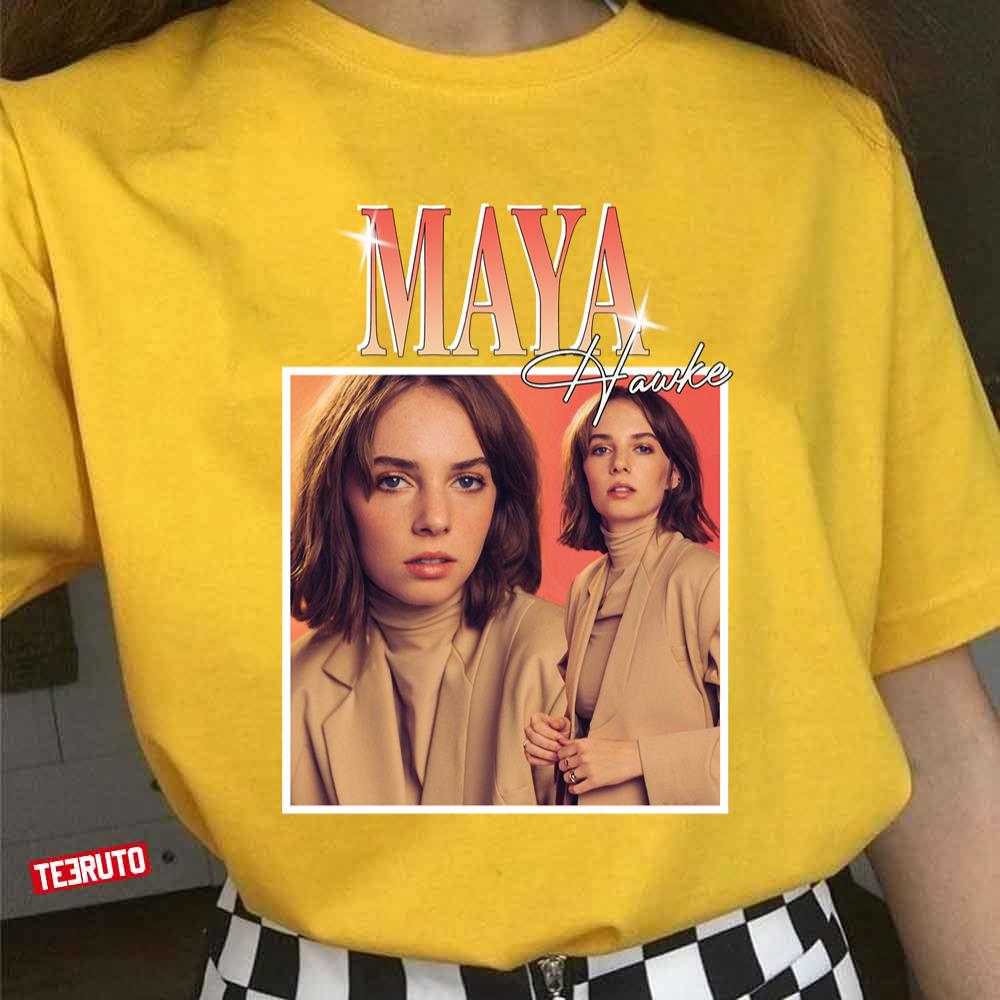 Maya Hawke Stranger Things Series Cast Vintage Unisex T-Shirt - Teeruto