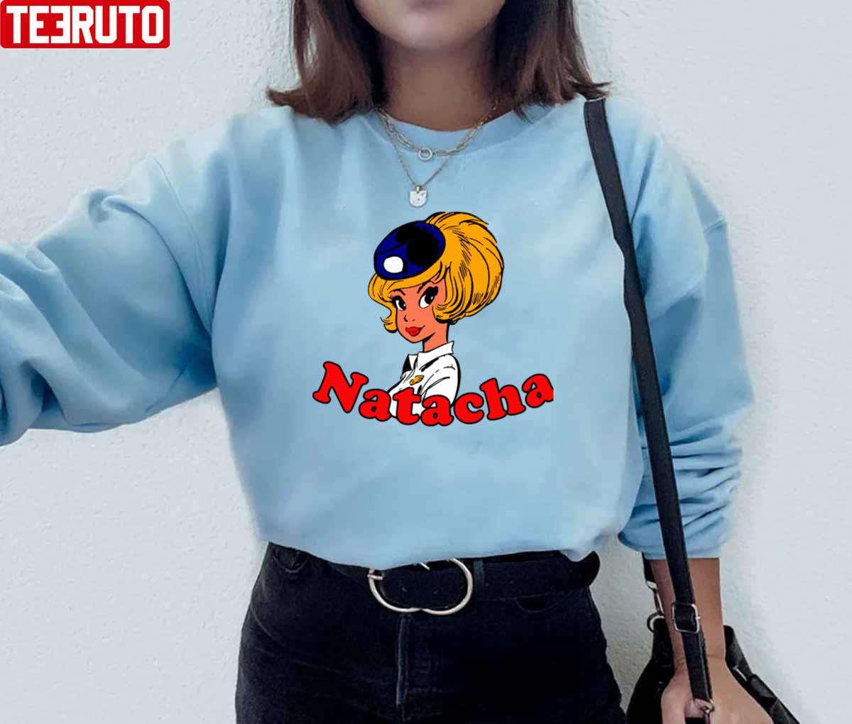 Natacha Comic Face With Text Unisex Hoodie - Teeruto