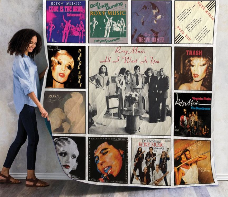 Roxy Music Throws Quilt Blanket - Teeruto