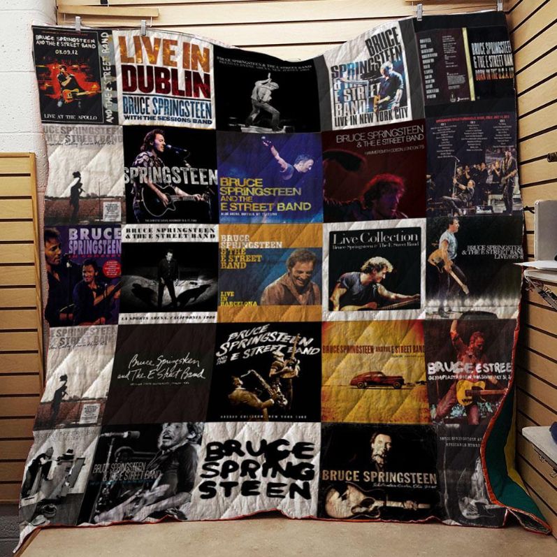 Bruce Springsteen Live Albums Quilt Blanket For Fans - Teeruto