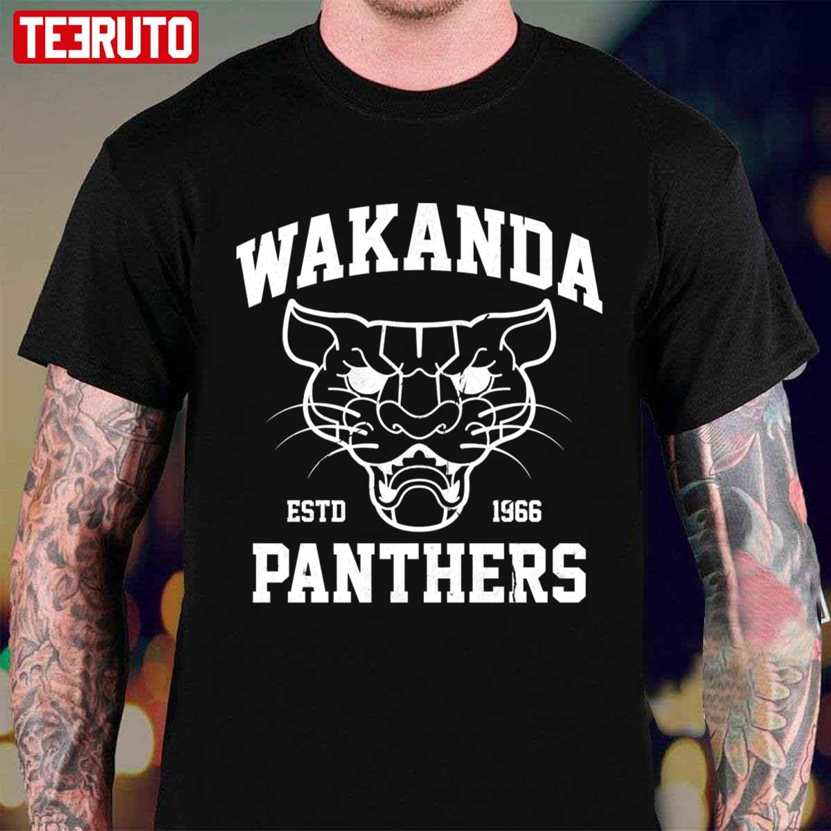 ESTD 1966 Wakanda Panthers Unisex T-Shirt - Teeruto