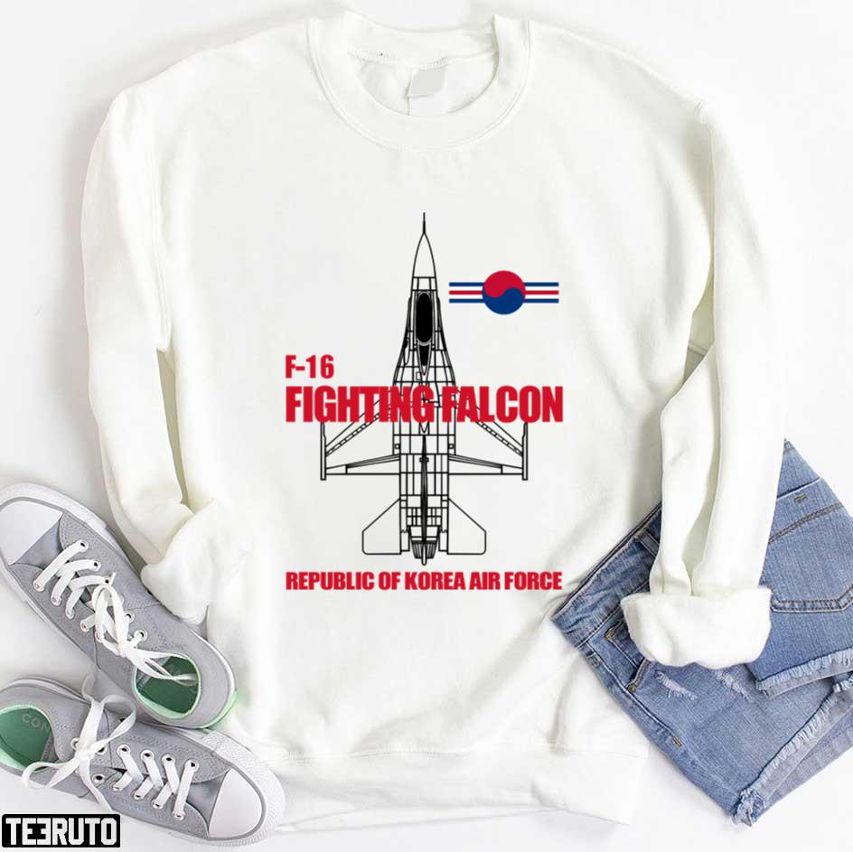 F16 Fighting Falcon Republic Of Korea Air Force Rokaf Unisex T-Shirt ...