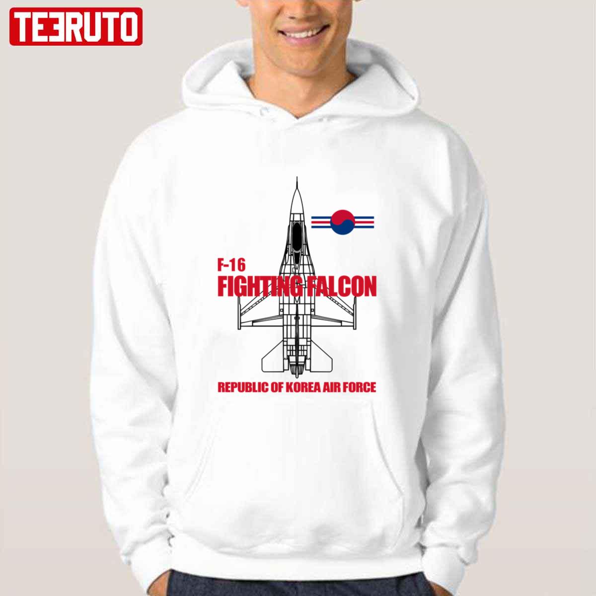 F16 Fighting Falcon Republic Of Korea Air Force Rokaf Unisex T-Shirt ...