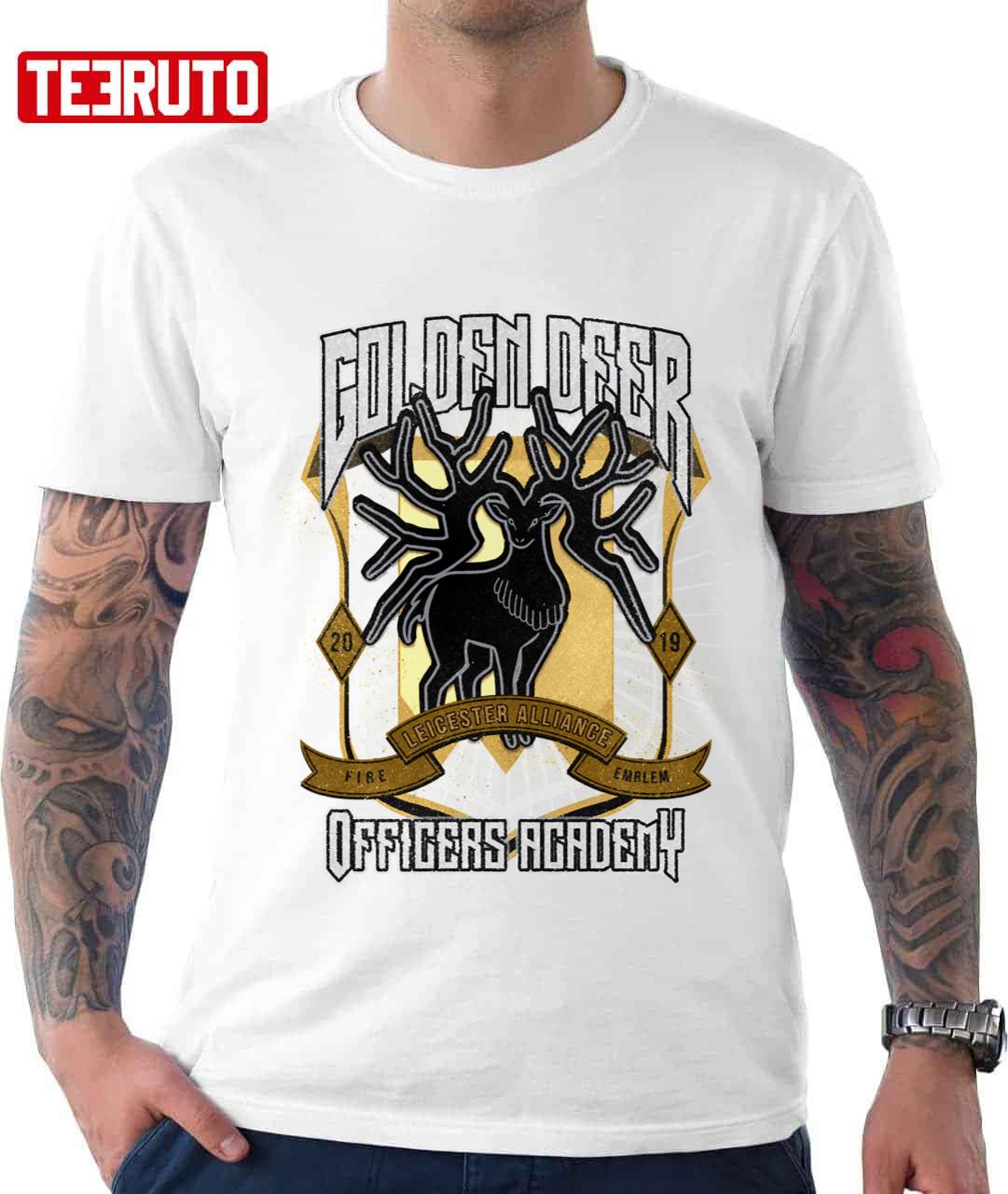 Golden Deer Crest Fire Emblem Unisex T-Shirt - Teeruto