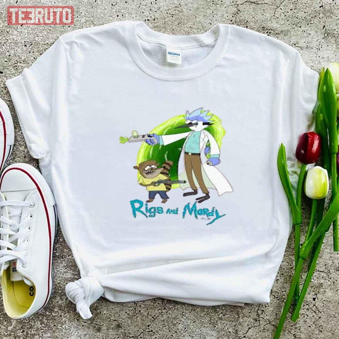 Inspired Rick And Morty Rigs And Mordy Mordecai The Rigbys Unisex T ...