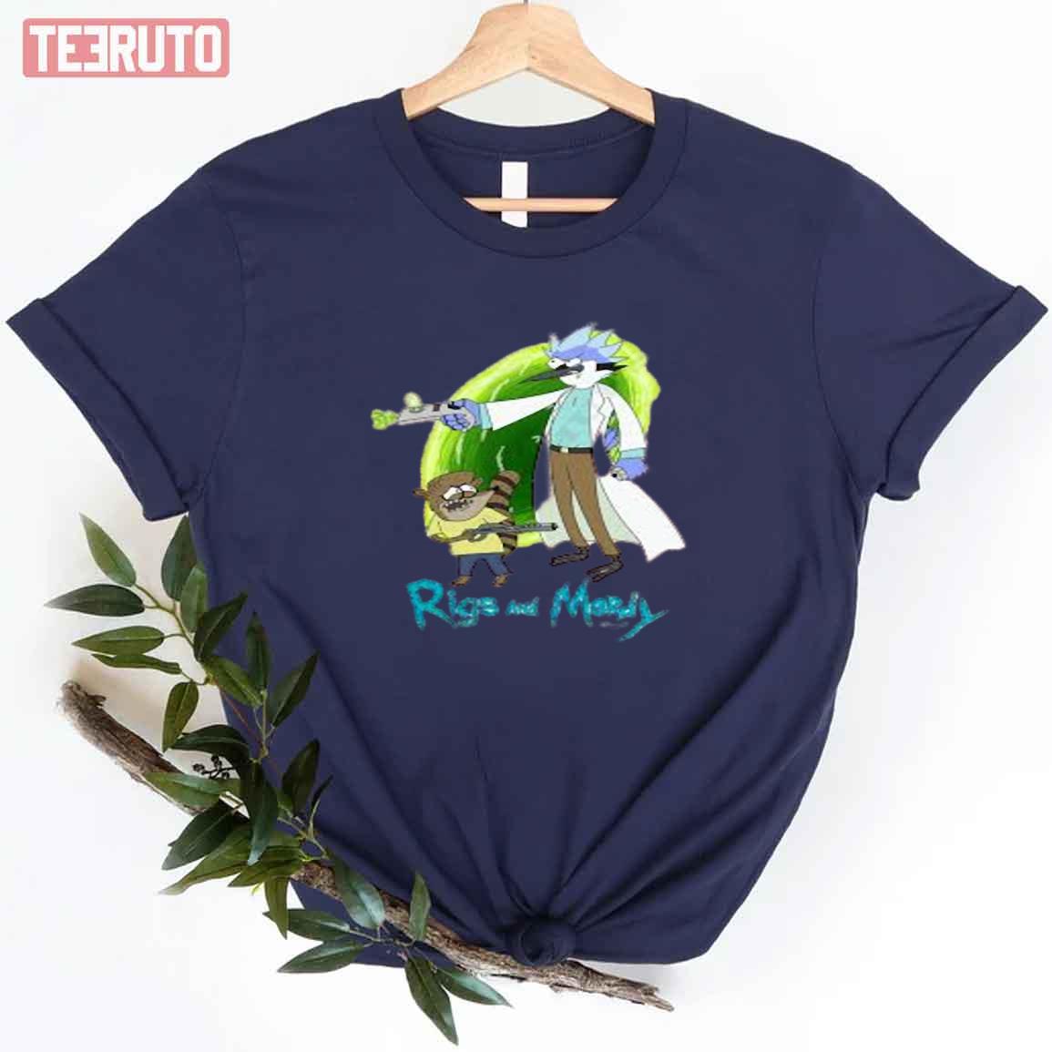 Inspired Rick And Morty Rigs And Mordy Mordecai The Rigbys Unisex T ...