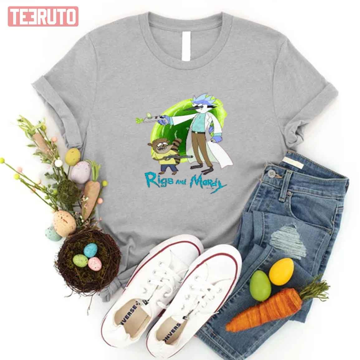Inspired Rick And Morty Rigs And Mordy Mordecai The Rigbys Unisex T ...