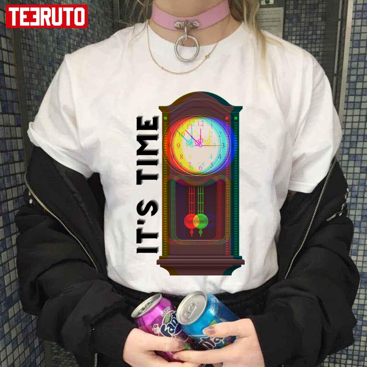 It's Time Vecna's Clock From Stranger Things Unisex T-Shirt - Teeruto
