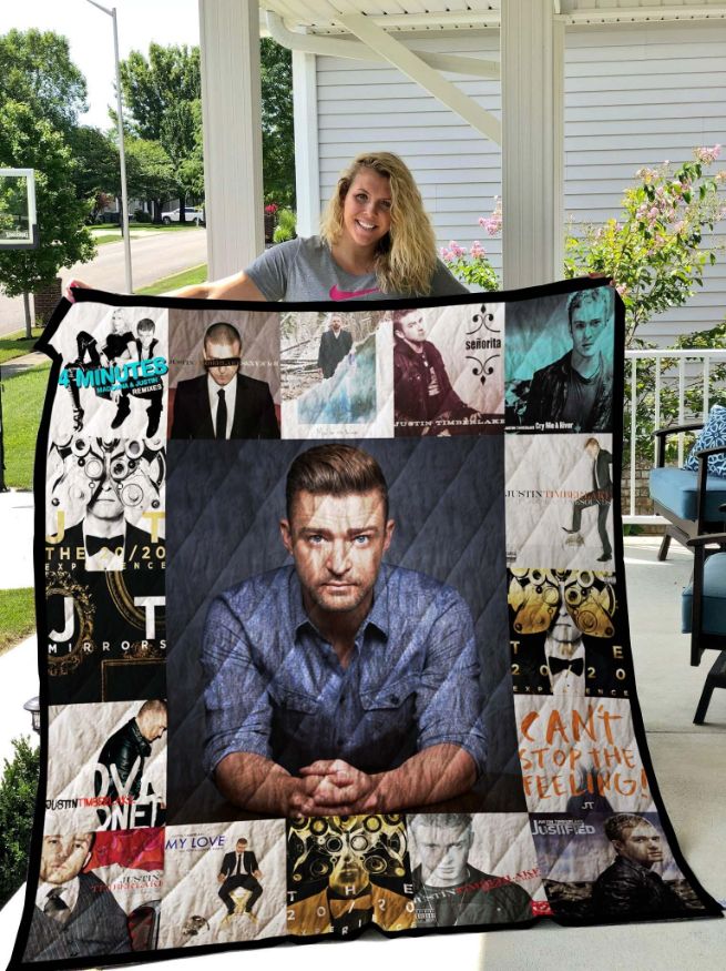 Justin Timberlake Quilt Blanket 01 - Teeruto