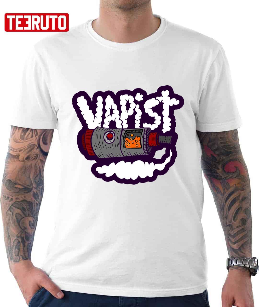 Juul Vapist Vape Lovers Art Unisex T-Shirt - Teeruto