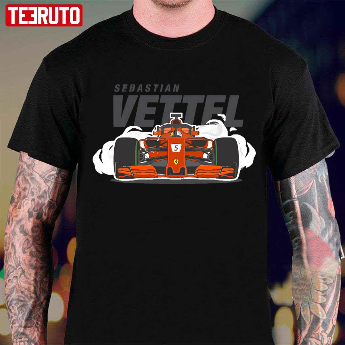Nascar Sebastian Vettel Limited Edition Unisex T-Shirt - Teeruto