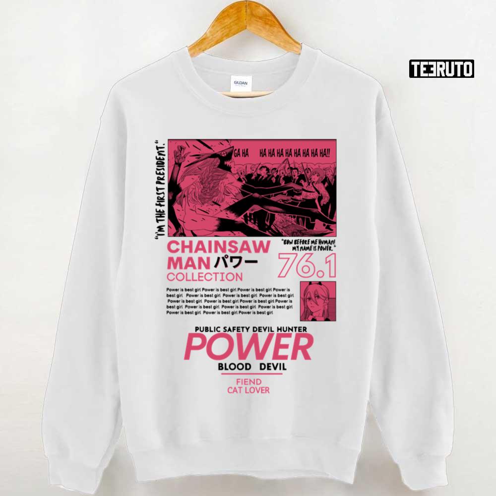 Power Devil Streetwear Chainsaw Man Unisex T-Shirt Unisex T-Shirt - Teeruto