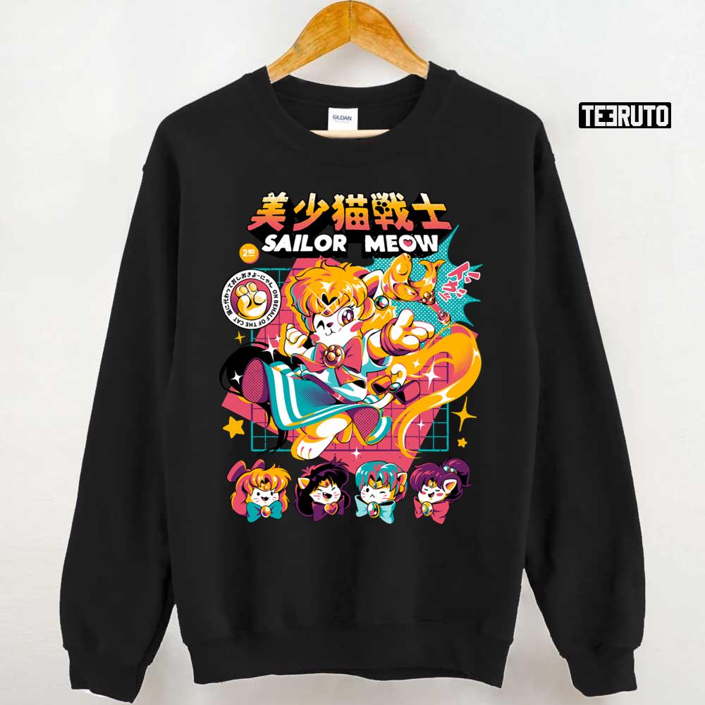 Sailor Meow Cute Fanart Unisex T-Shirt - Teeruto