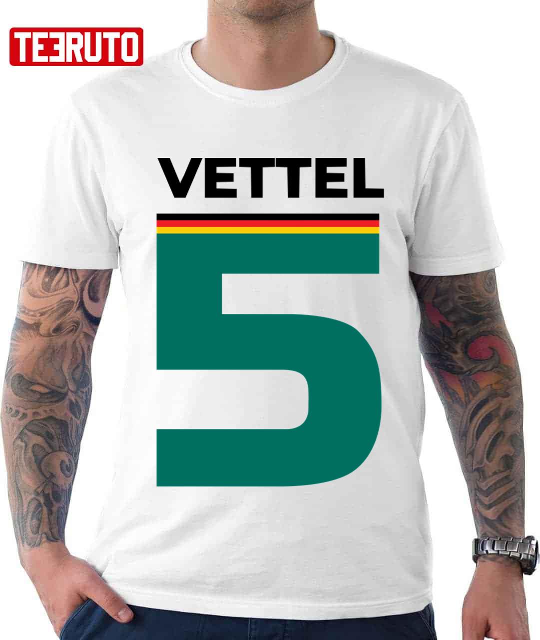 Sebastian Vettel 5 Unisex T-Shirt - Teeruto