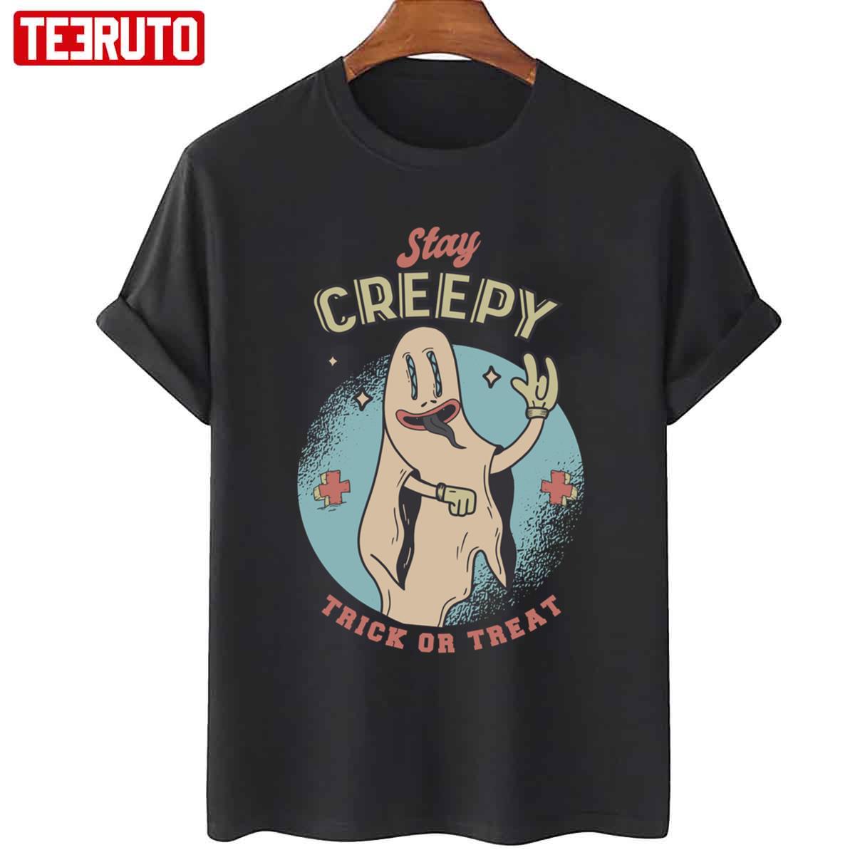 Stay Creepy Halloween Unisex T-Shirt - Teeruto