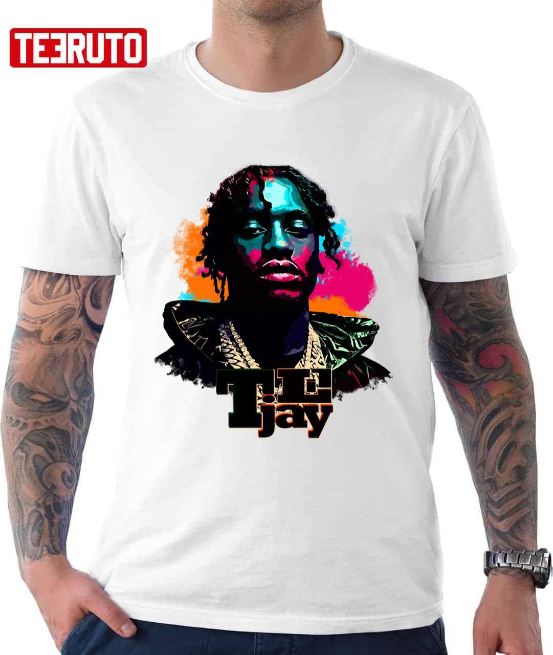 Vintage Colorful Lil Tjay Unisex T-Shirt - Teeruto