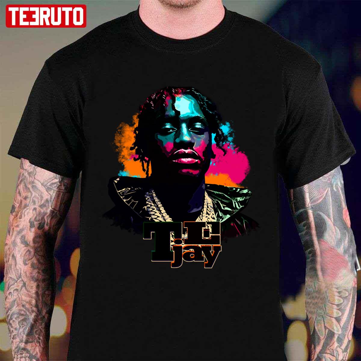 Vintage Colorful Lil Tjay Unisex T-Shirt - Teeruto
