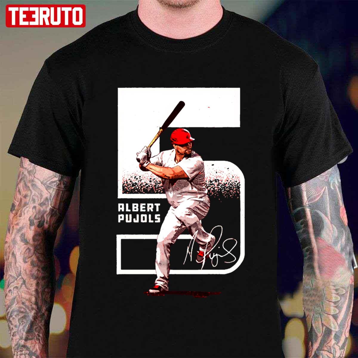 Baseball First Baseman Albert Pujols No 5 Unisex T-shirt - Teeruto