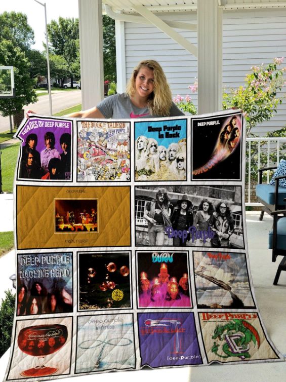 Deep Purple Machine Head Quilt Blanket - Teeruto