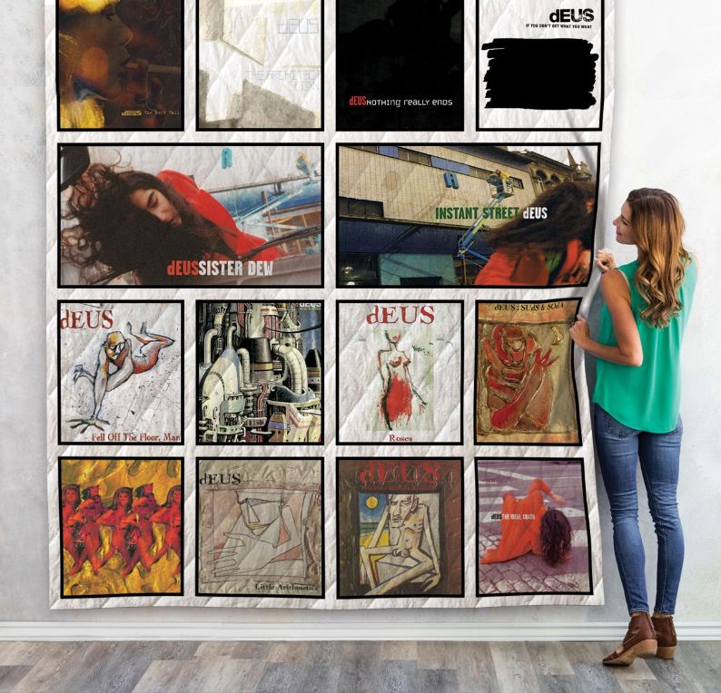 Deus Albums Collection Quilt Blanket - Teeruto