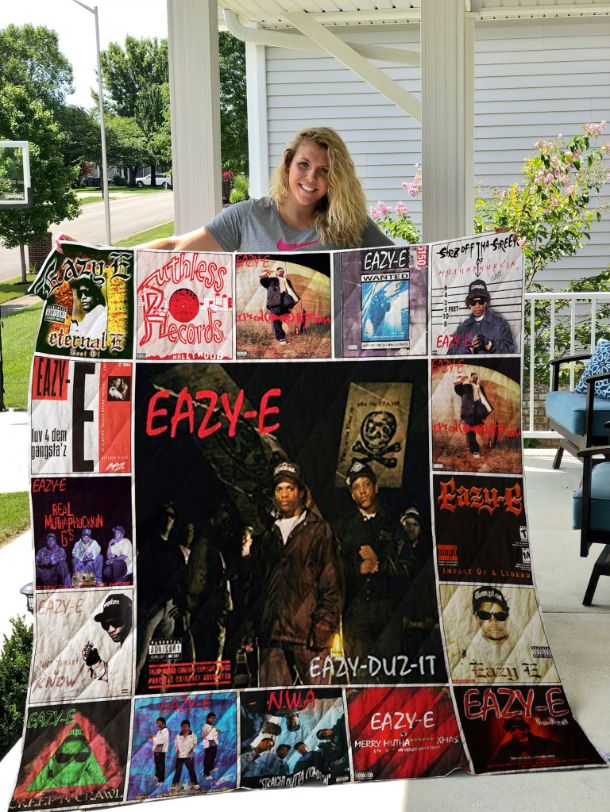 Eazy-E Collection Combined Quilt Blanket - Teeruto