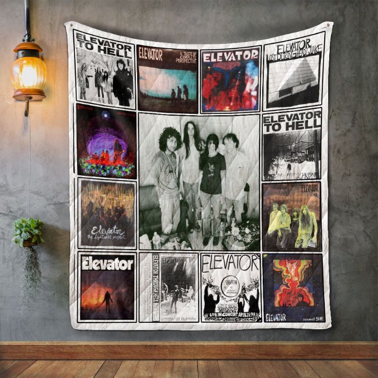 Elevator Album Bootleg Quilt Blanket - Teeruto